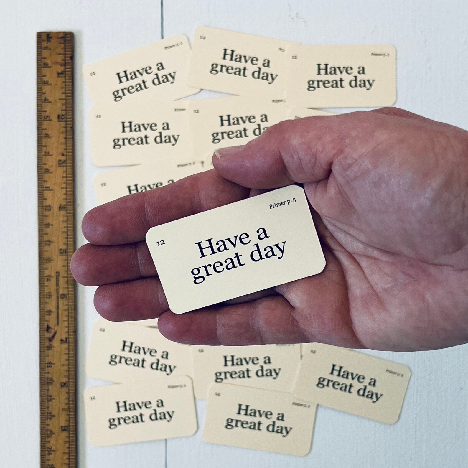 Mini Have a Great Day Flash Cards - Set of 21 - Appreciation - Positive ...