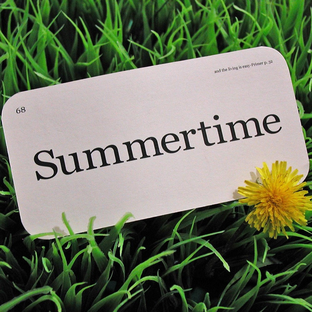 In the Good Old Summertime Flash Cards - Set of 42 - Summer Fun ...