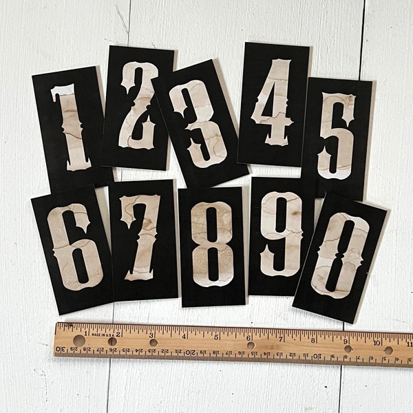 Spooky Table Numbers - Etsy