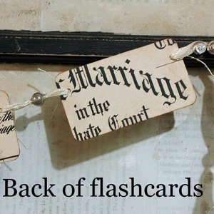 Happily Ever After Flashcard Garland - Etsy