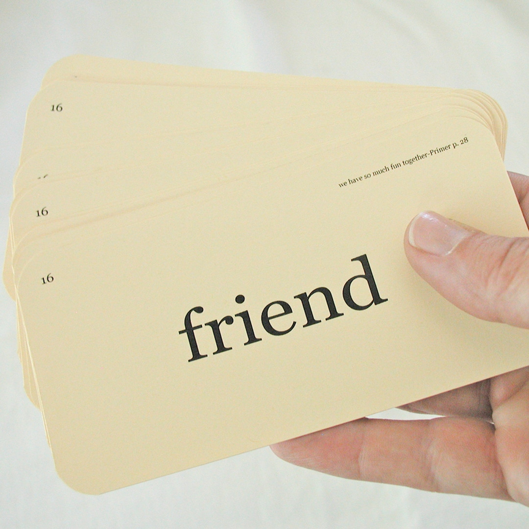Friend Flash Cards - Etsy