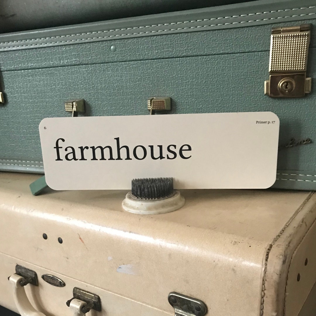 XL Farmhouse Flash Card - Vintage Farmhouse Decor - Farmhouse Love ...