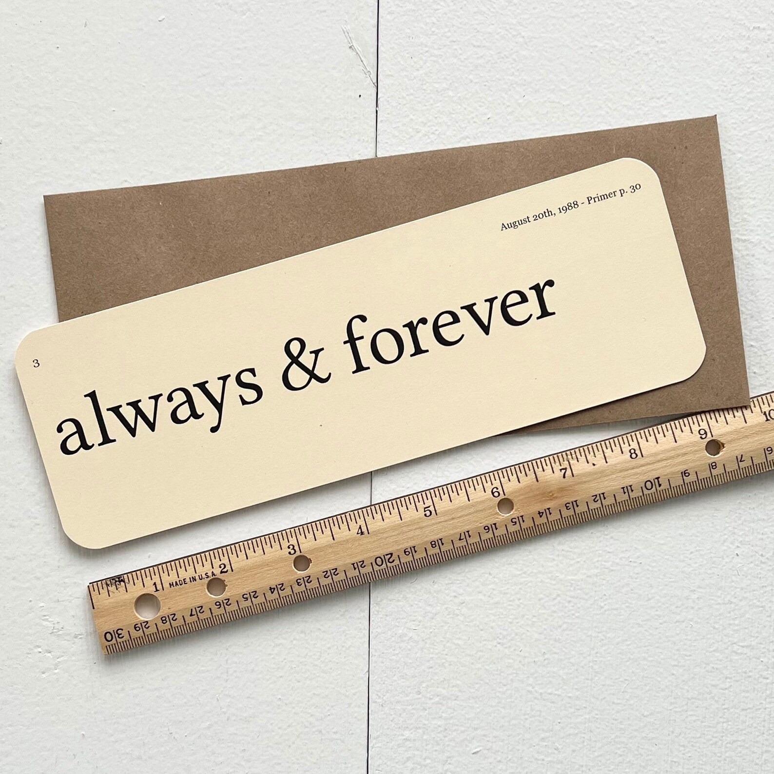 XL Always & Forever Flashcard Wedding Shower Gift - Etsy