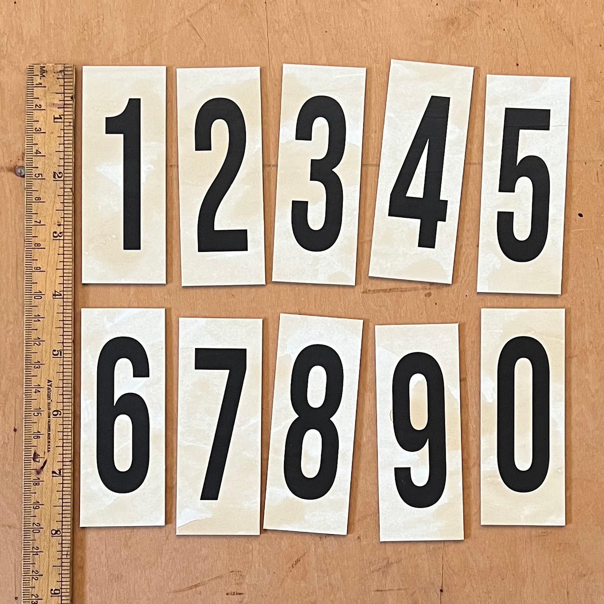 Vintage Numbers 1 10