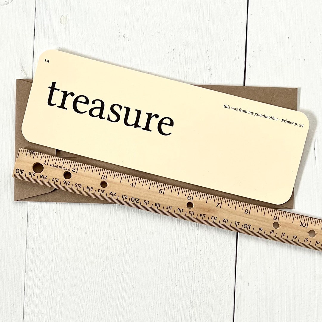 XL Treasure Flash Card - Vintage Collector - Thrift Store Treasures ...