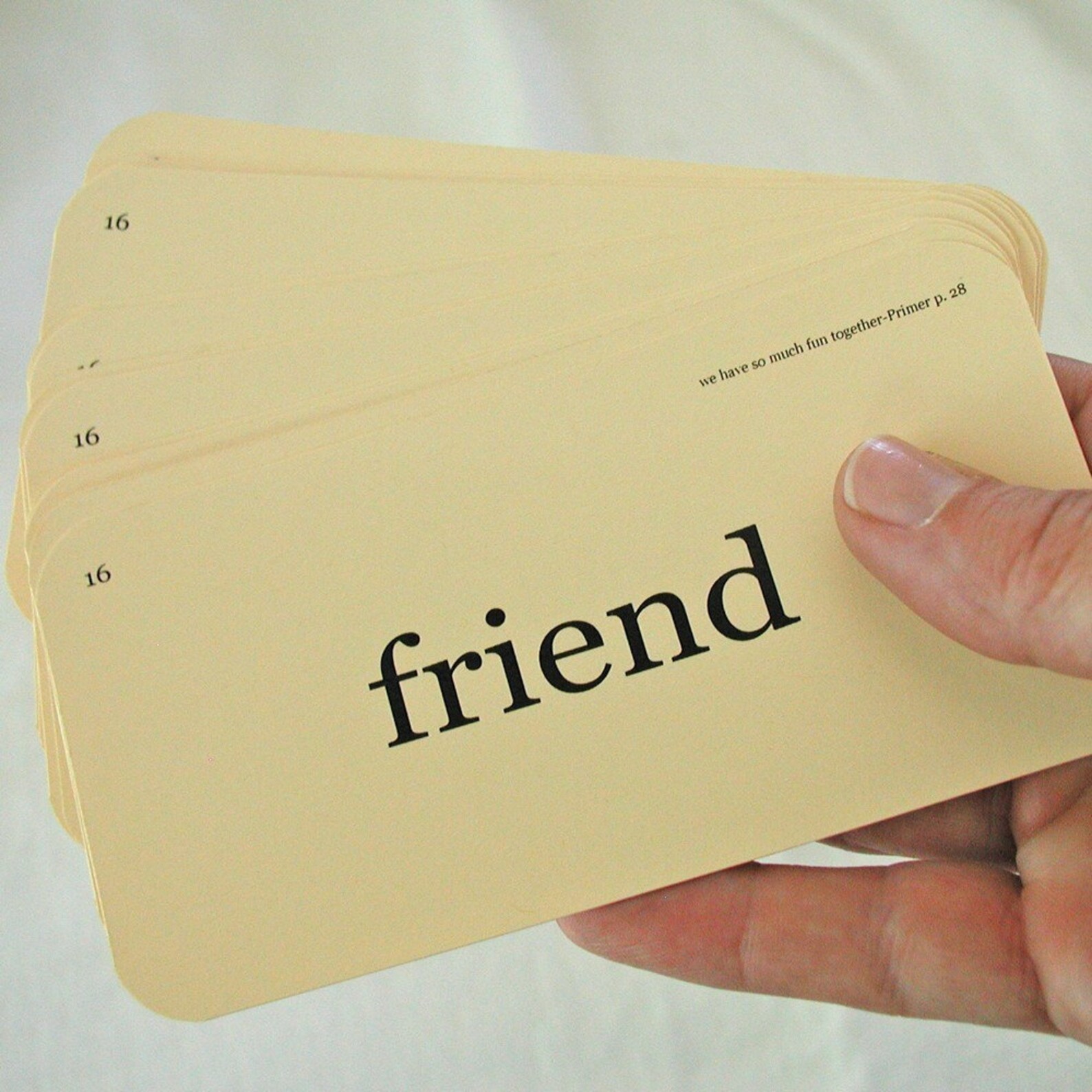 Friend Flash Cards | Etsy