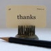 Mini Thanks Flash Cards - Etsy
