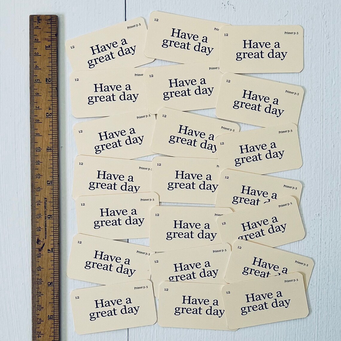 Mini Have a Great Day Flash Cards - Set of 21 - Appreciation - Positive ...