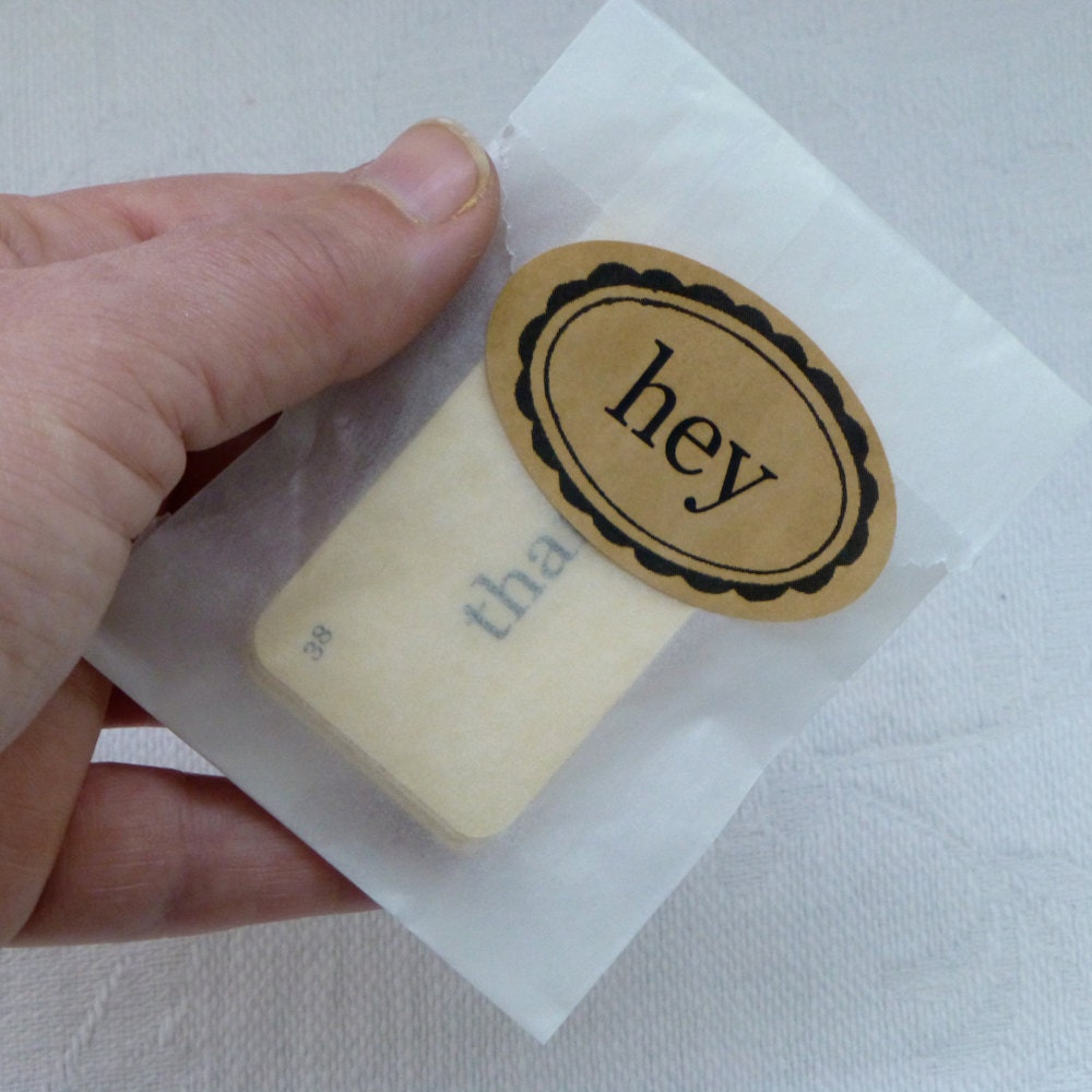 Mini Thanks Flash Cards - Etsy