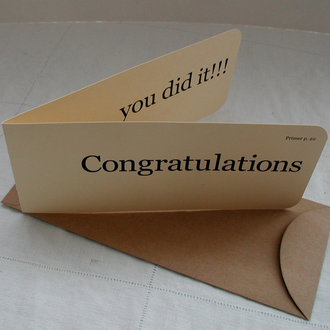 Congratulations Flash Card X 3 - Etsy