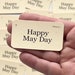Mini Happy May Day Flash Cards Set of 21 2.5 X 1.375 May Day Basket ...
