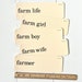 Farm House Flash Cards Set of 42 Vintage Inspired - Etsy