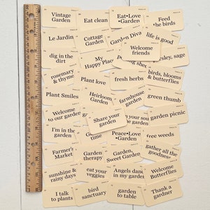 Mini Always Share Your Garden Flash Cards Set of 42 Gardening Cards ...