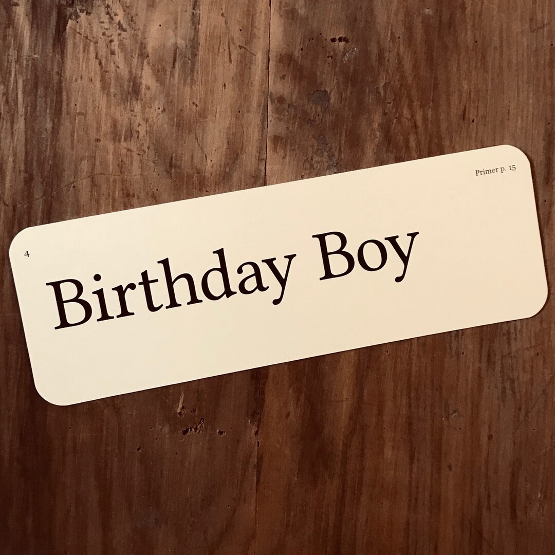 XL Birthday Boy Flash Card - Etsy