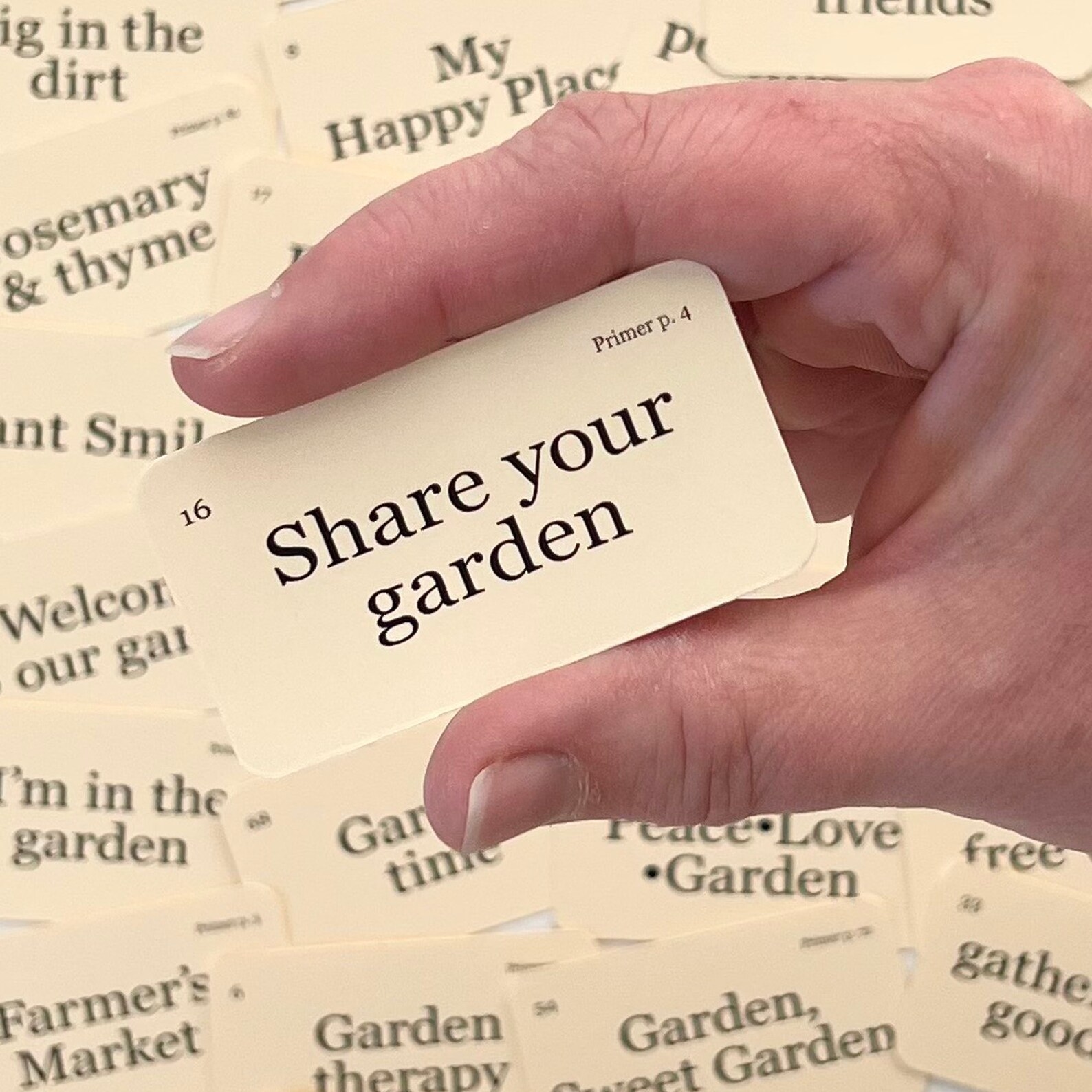 Mini Always Share Your Garden Flash Cards Set of 42 - Etsy