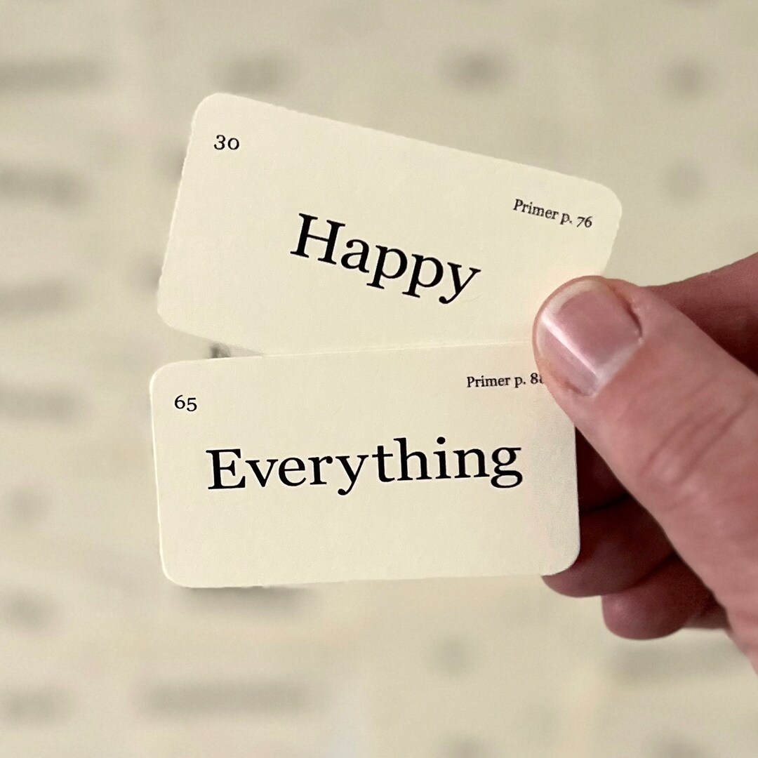 Mini Happy Everything Flash Card Set: Holiday Decor, Scrapbooking (42 ...