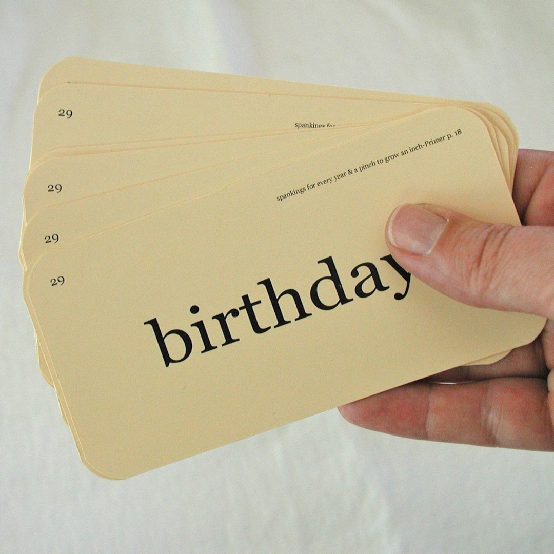 Birthday Flash Card - Set of 6 - Celebrate - Friendship - Party - Gift ...