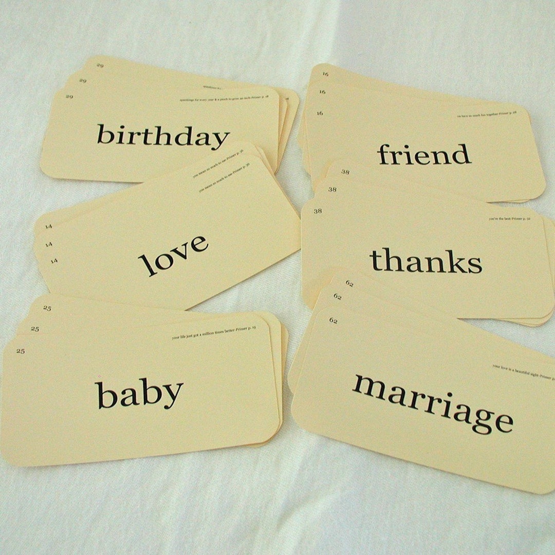 Flash Card Special Package - Etsy