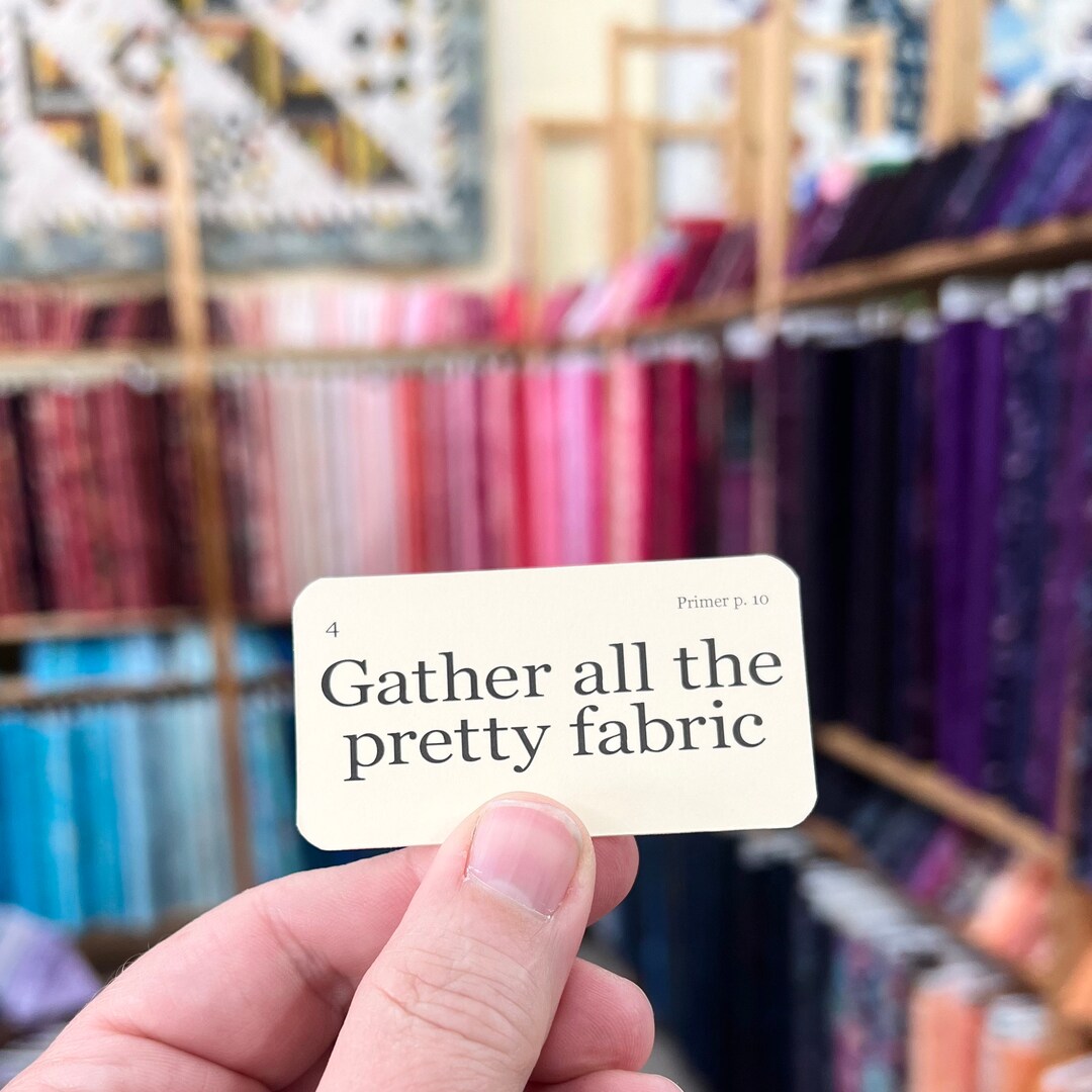 Mini Sewing Basket Flash Cards - Set of 42 - Sewing Room Decor ...