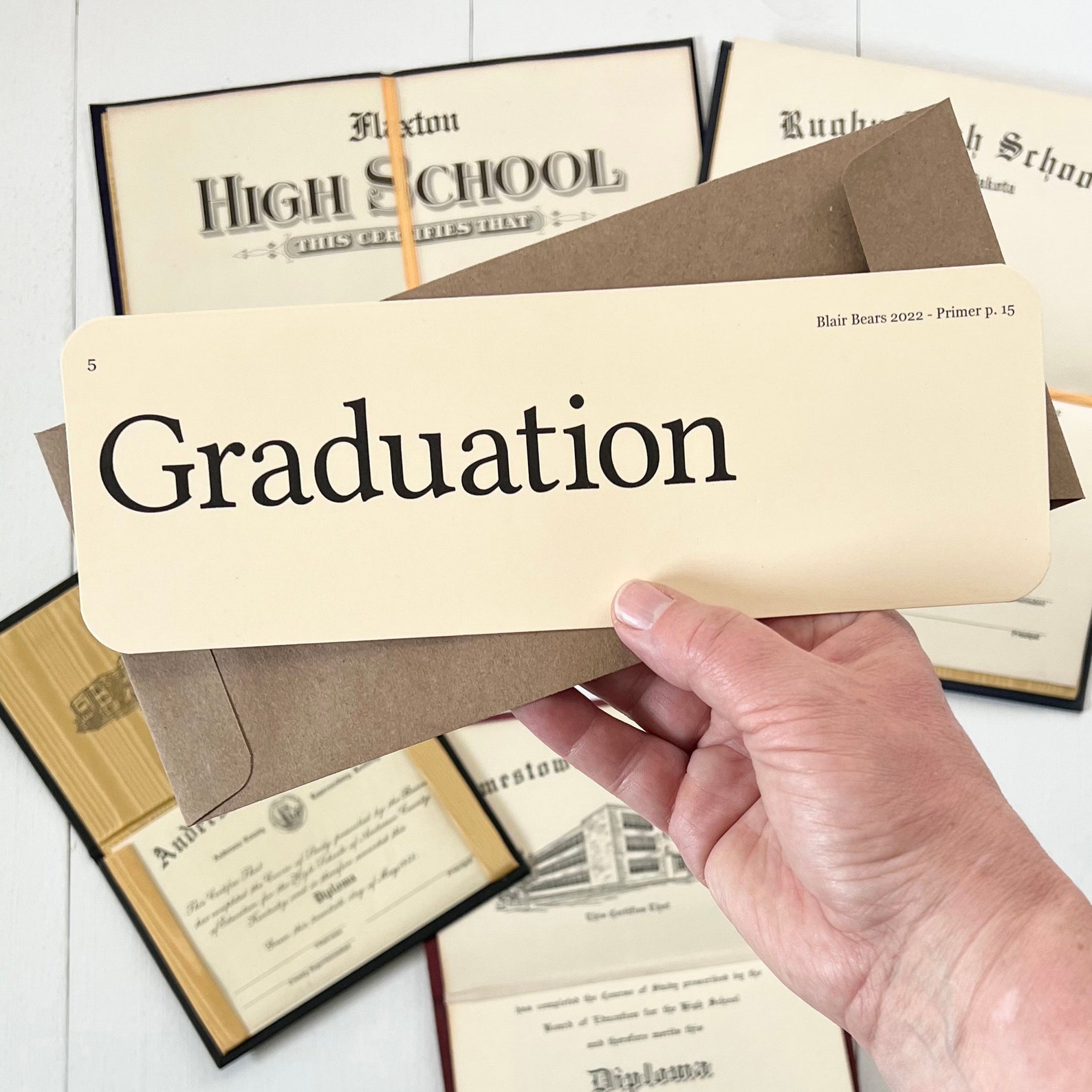XL Custom "graduation" Flash Card - High School - College Gift - Etsy