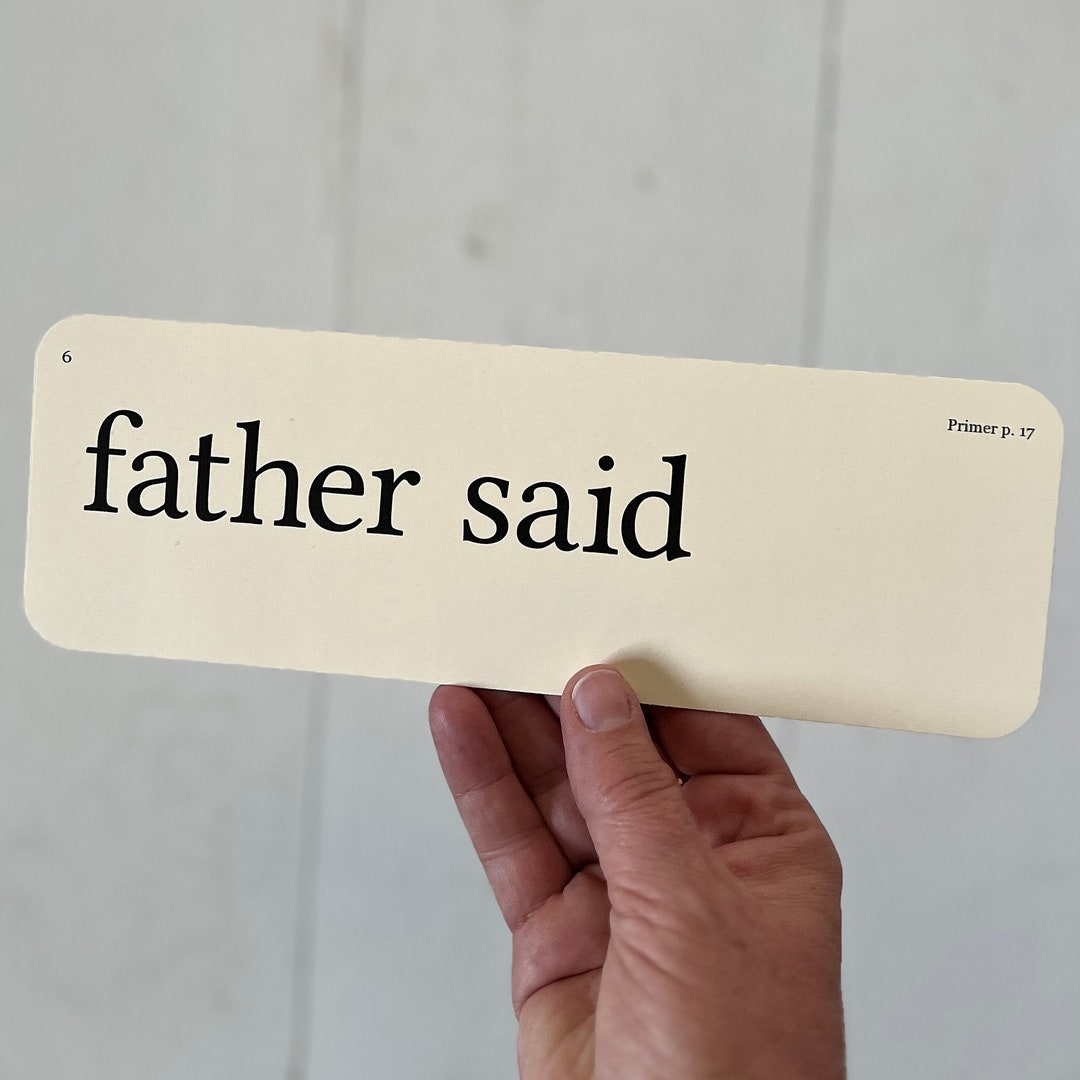 XL Father Said Flash Card - Father's Day Gift - New Dad Card ...