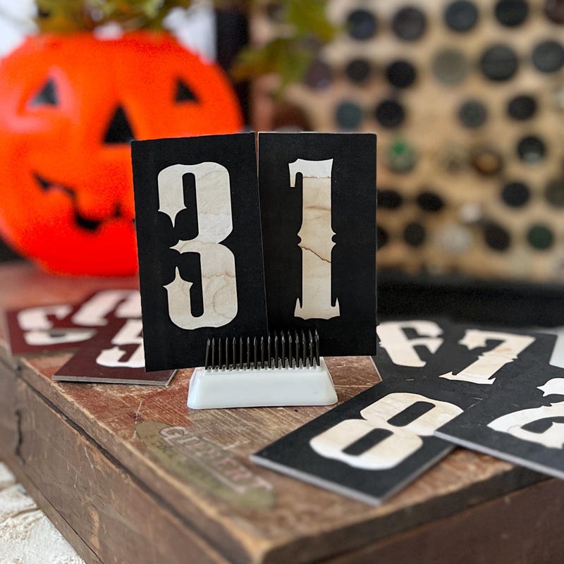 Spooky Table Numbers - Etsy