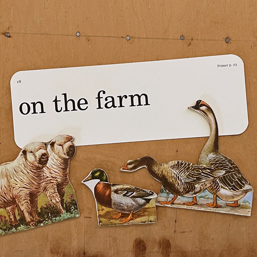 XL on the Farm Flash Card - Vintage Farm - Reproduction Farm - Farm ...