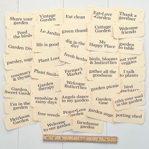 Always Share Your Garden Flash Cards - Set of 42 - Gardening Cards ...