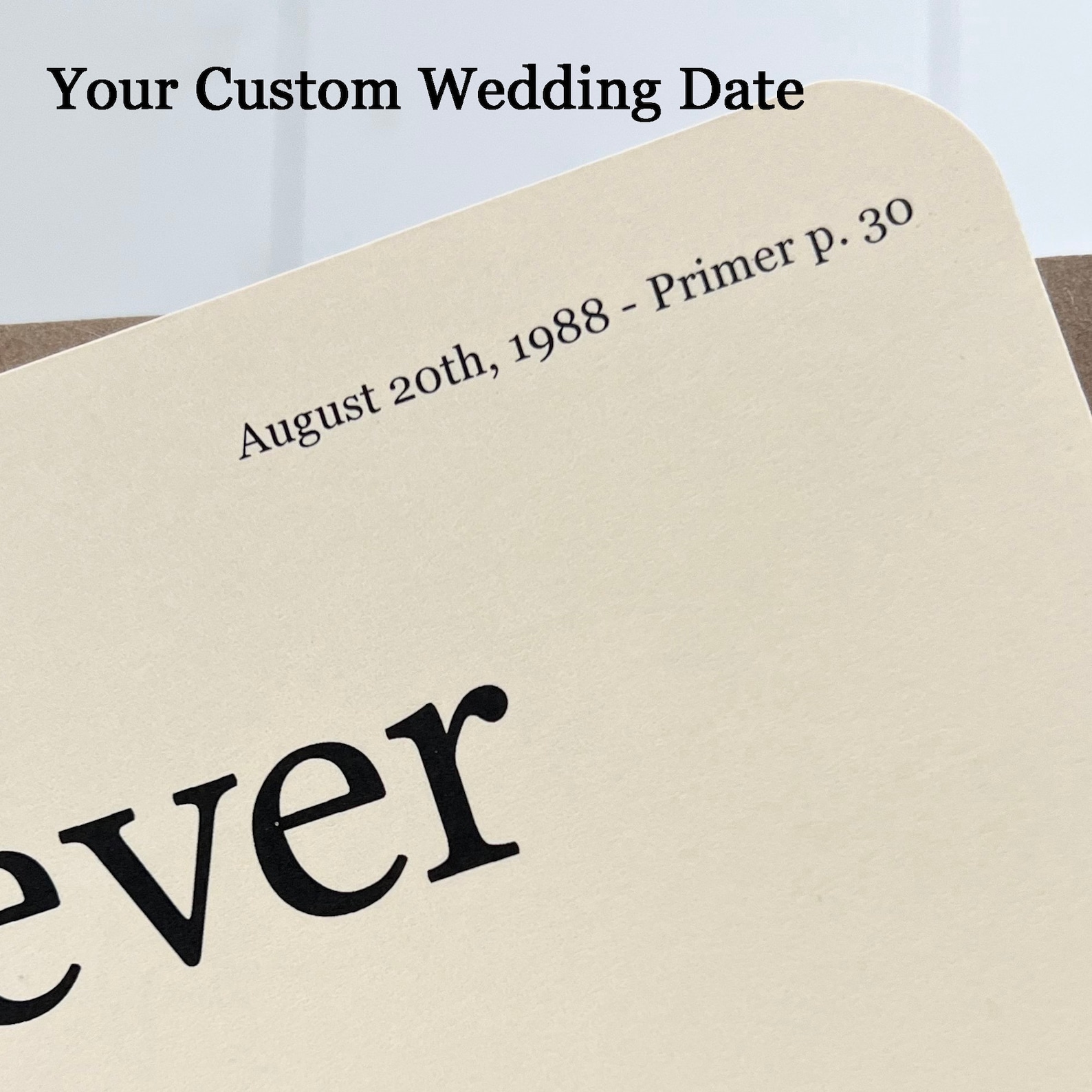 XL Always & Forever Flashcard Wedding Shower Gift - Etsy