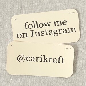 Vintage Hashtag Flash Cards: Set of 42, Chippy White Farmhouse Decor - Etsy