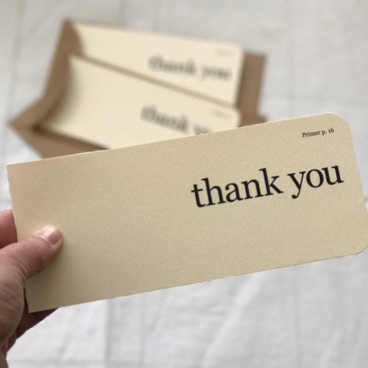 Thank You Flash Card Greeting Card set of 3 | Etsy