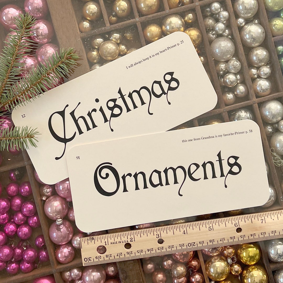 Large "vintage Christmas" Flash Cards (set of 24) Vintage Inspired ...