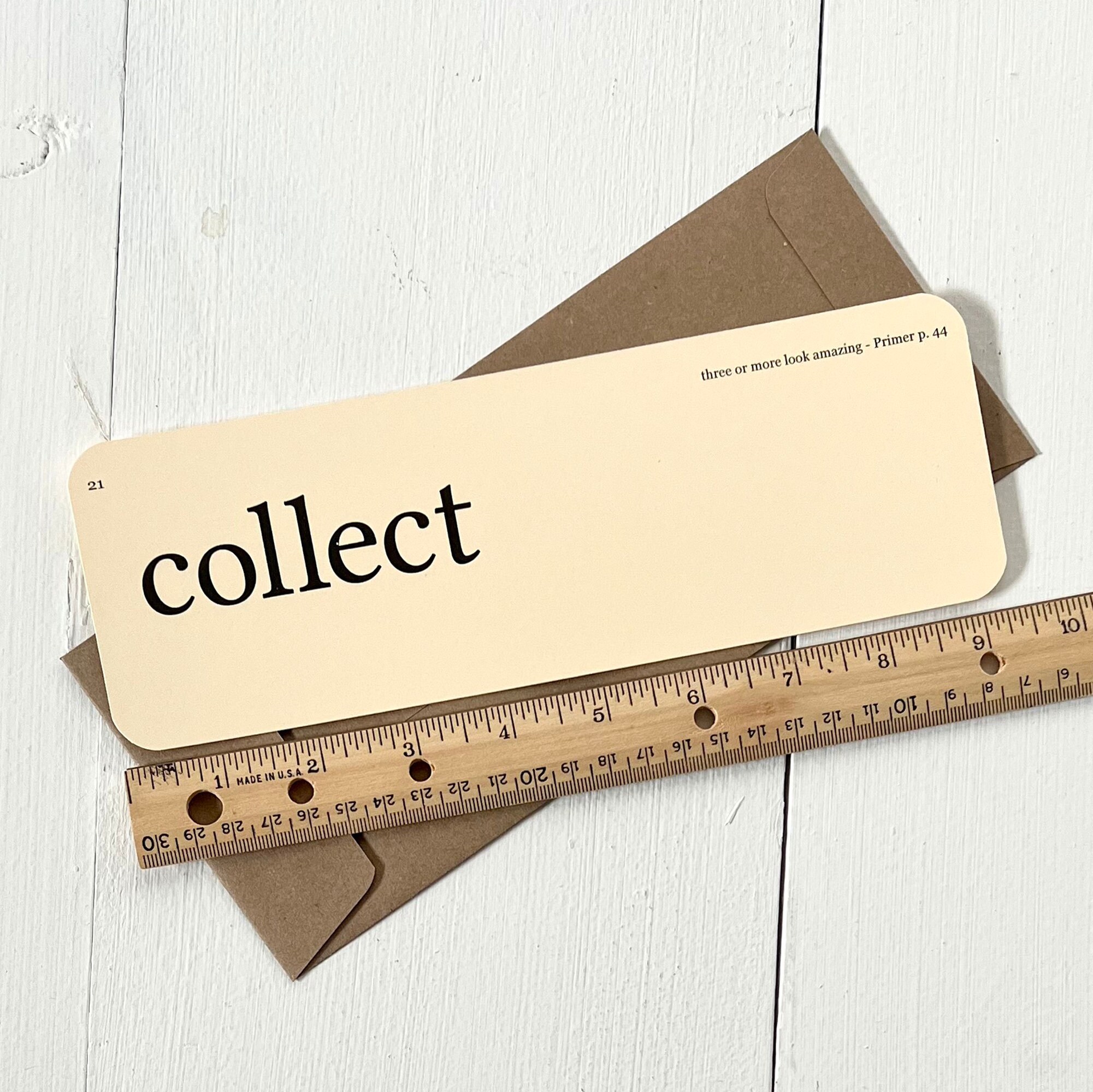 XL Collect Flash Card Vintage Collection Thrift Store Search Displayed ...