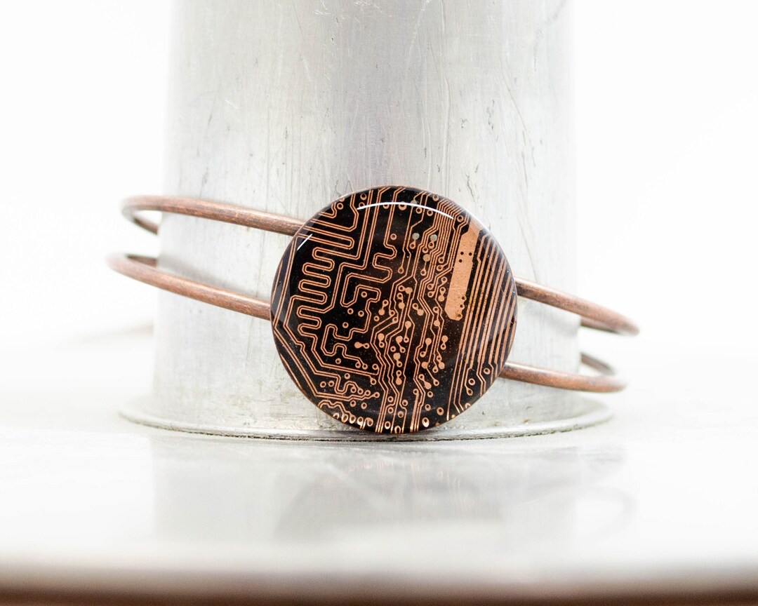 Circuit Board Bracelet Copper, Circuit Board Jewelry, Computer Engineer ...