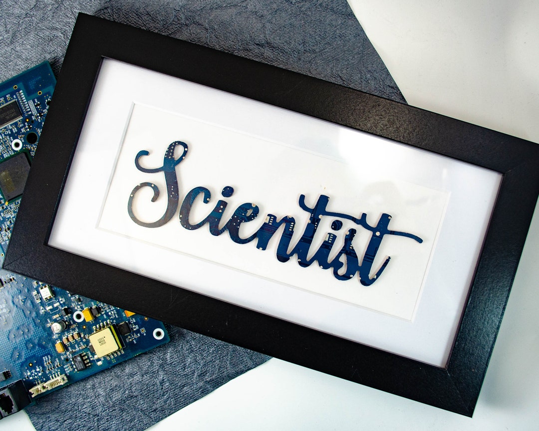 Custom Circuit Board Wall Art, Hand Lettered Style, Geek Art, Engineer ...