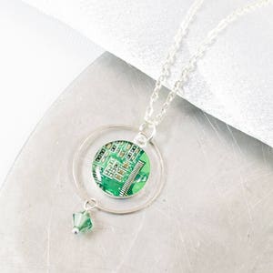 Circuit Board Orb Necklace, Computer Jewelry, Circuit Board Jewelry ...