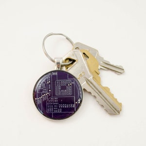 Circuit Board Keychain CHOOSE COLOR, Computer Key Fob, Geek Gift ...
