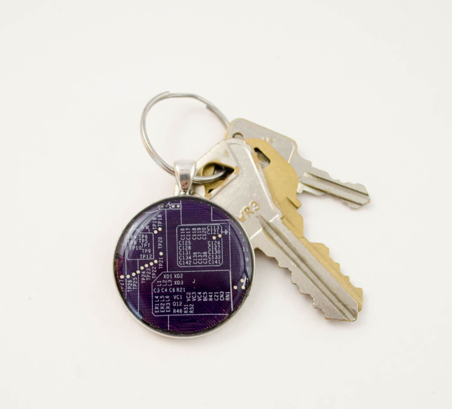 Circuit Board Keychain CHOOSE COLOR Computer Key Fob Geek - Etsy
