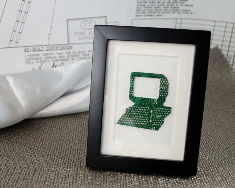 Mini Desktop Computer Circuit Board Framed Art Custom - Etsy