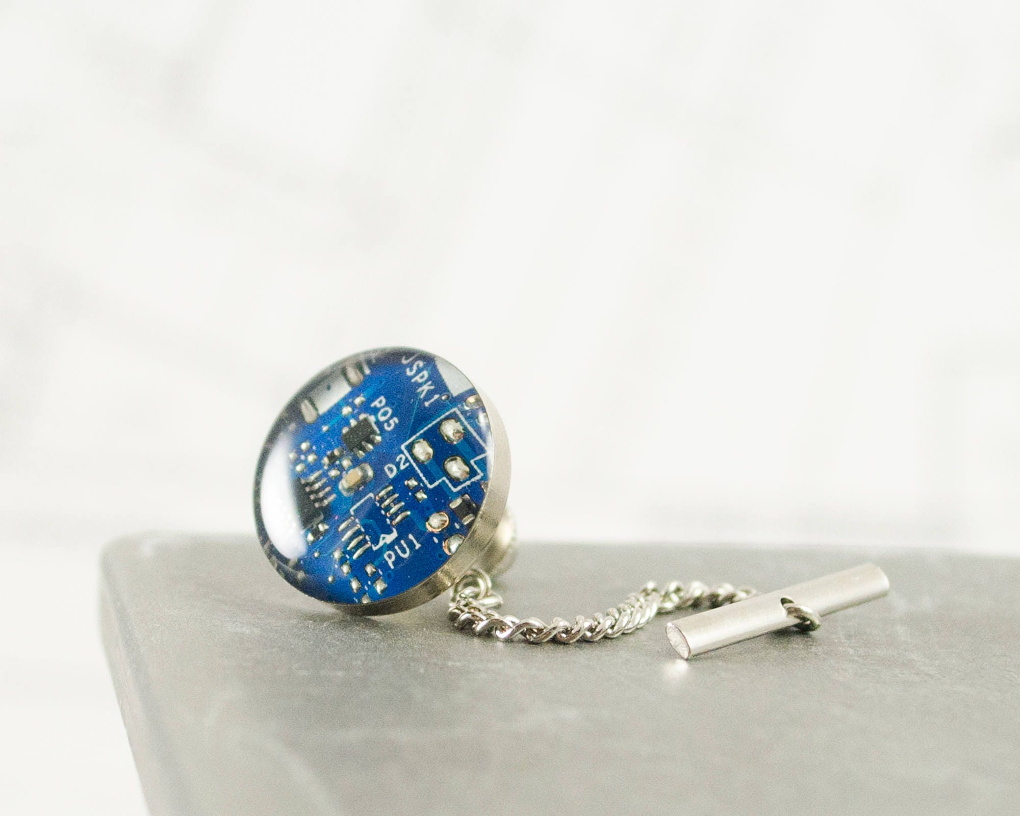 Circuit Board Tie Tack CHOOSE COLOR, Computer Jewelry, Electrical ...