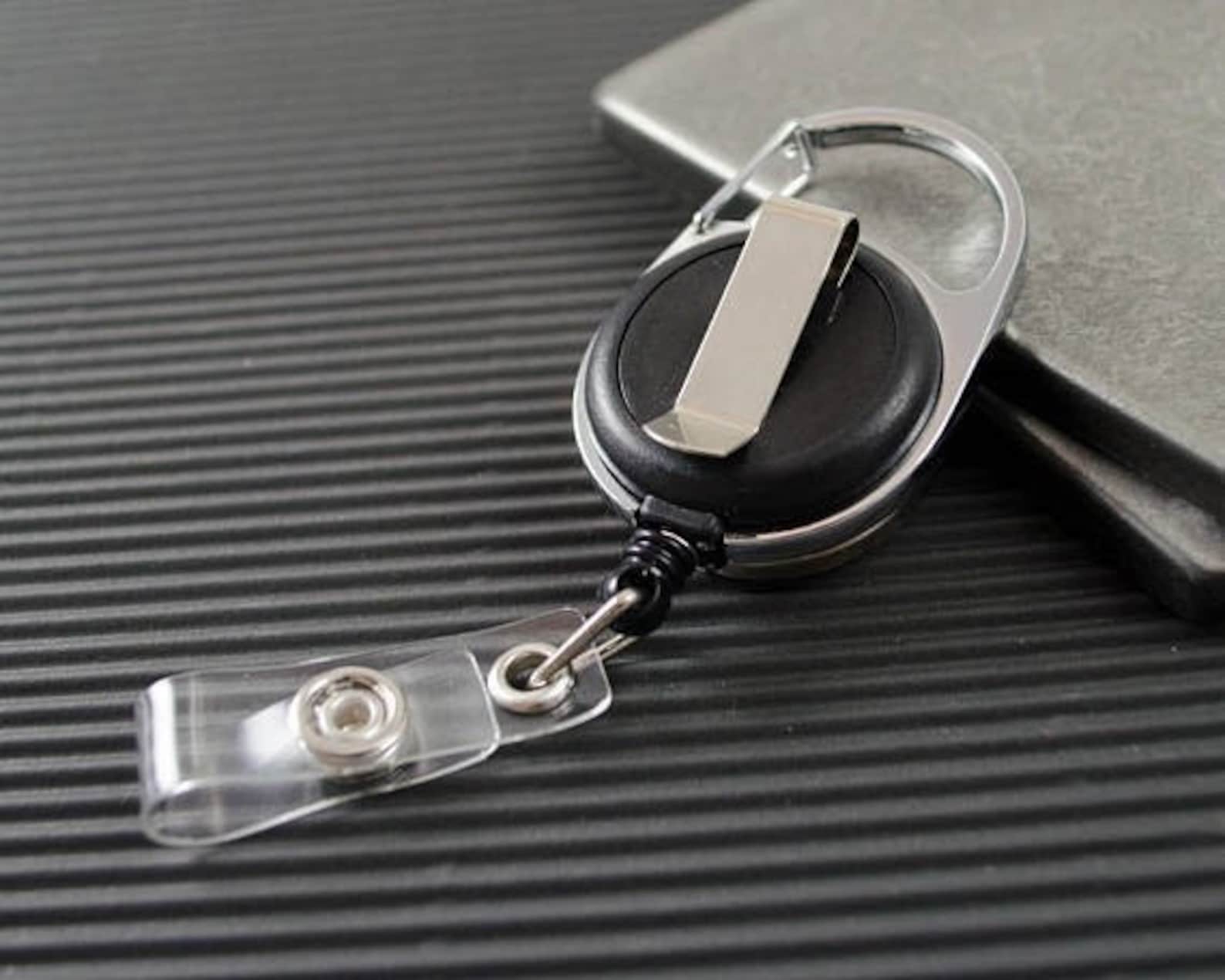 Recycled Circuit Board Retractable Badge Holder, Geeky Badge Reel ...