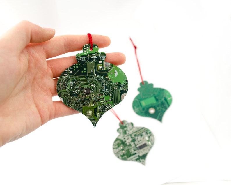 Circuit Board Ornament, Computer Programmer Ornament, Software Engineer, Computer Science Gift ...