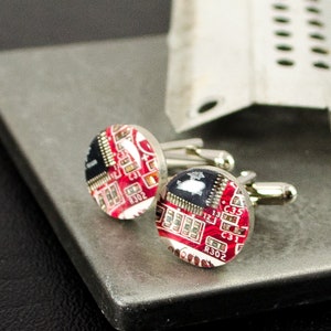 Circuit Board Cuff Links Groomsmen Sets, Computer Jewelry, Wedding ...