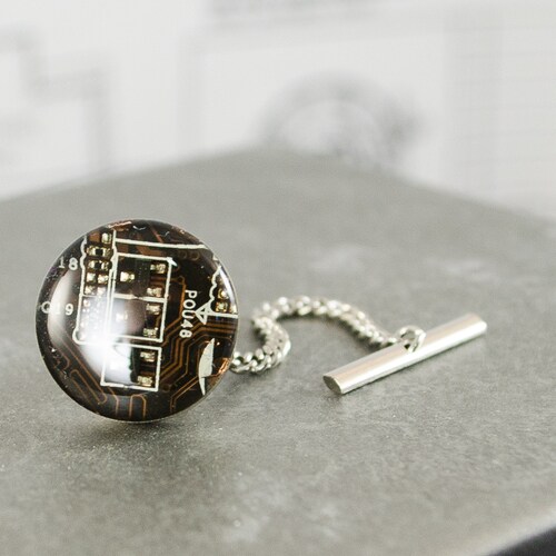 Circuit Board Lapel Pin Computer Nerd Tie Tack Novelty - Etsy