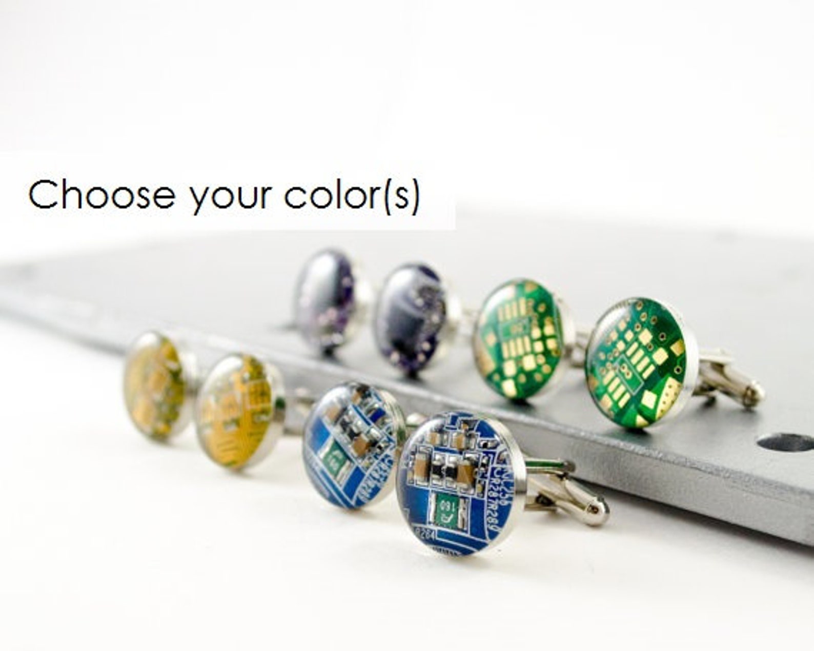 Circuit Board Cuff Links Groomsmen Sets Computer Jewelry - Etsy