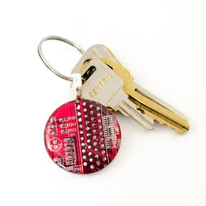 Circuit Board Keychain CHOOSE COLOR, Computer Key Fob, Geek Gift ...
