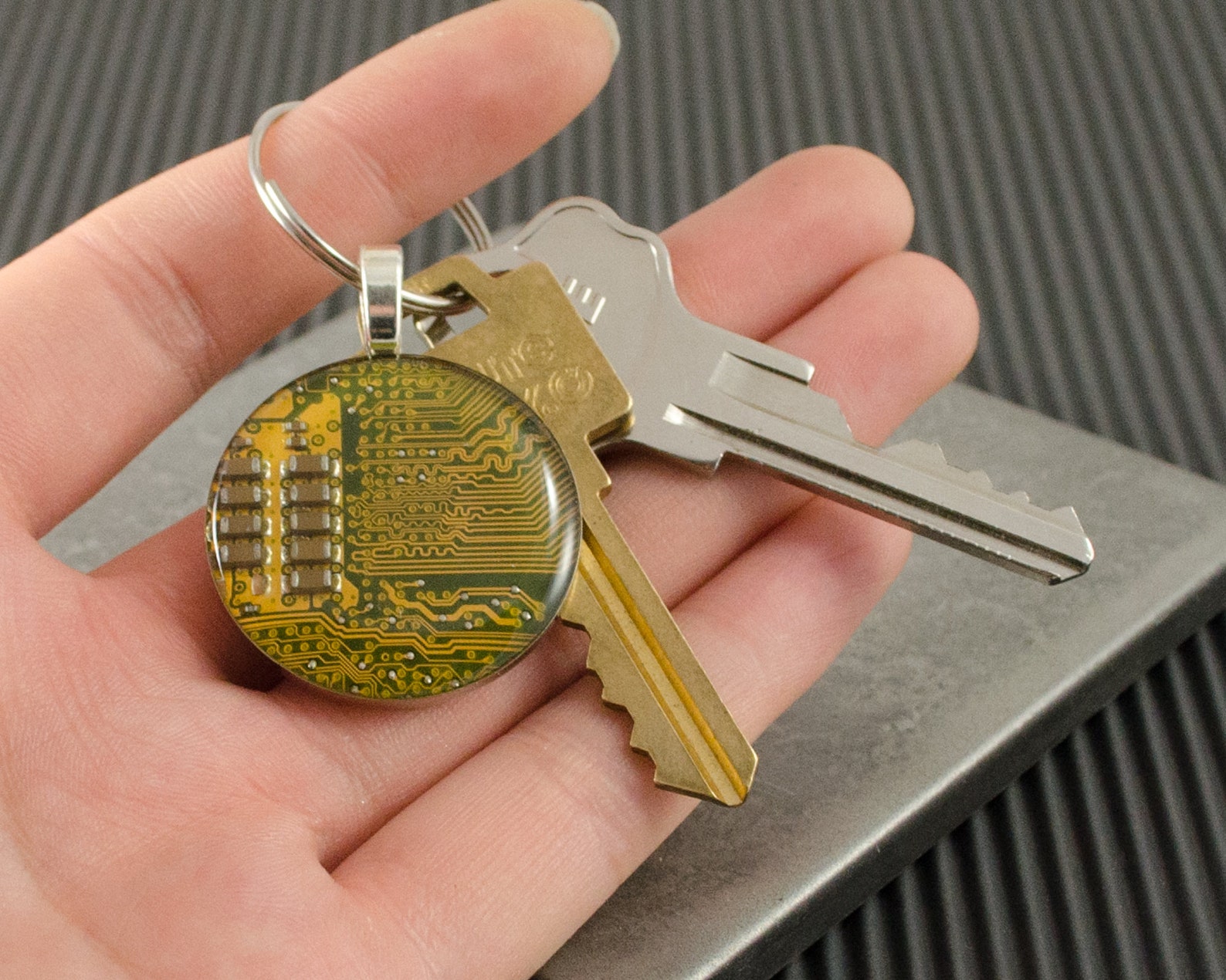 CHOOSE COLOR Computer Circuit Board Keychain Computer Key - Etsy