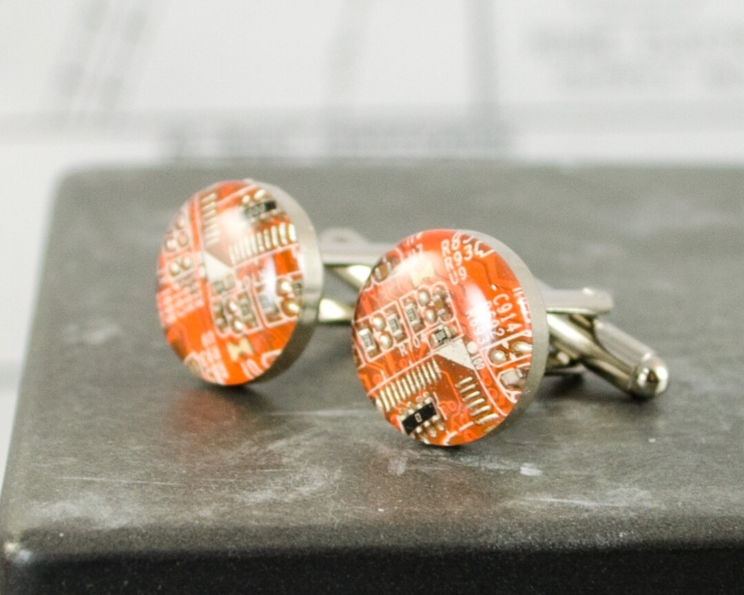 Circuit Board Cufflinks, Wearable Technology, Engineer Gift, Groomsman ...