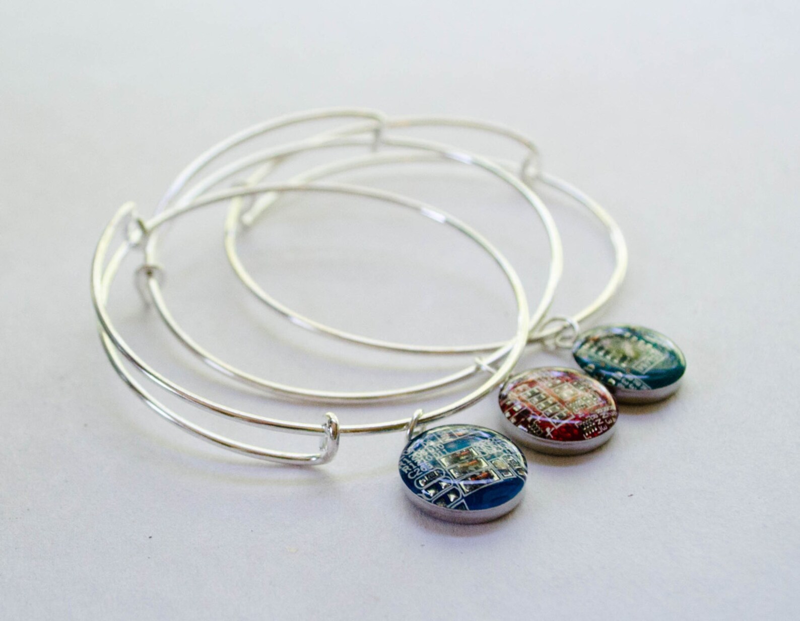 Recycled Circuit Board Expandable Bracelet, Choose Color, Electrical ...