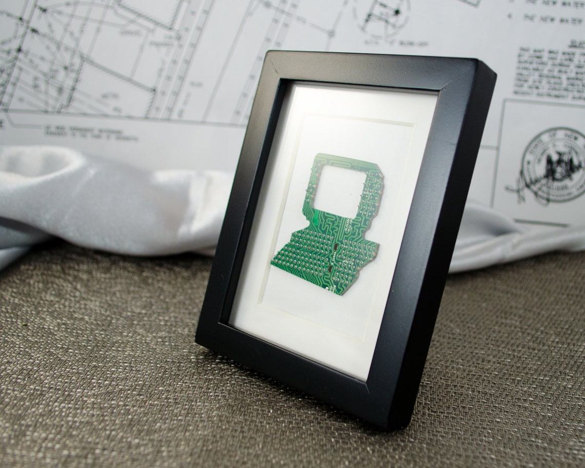 Mini Desktop Computer Circuit Board Framed Art, Custom Recycled ...